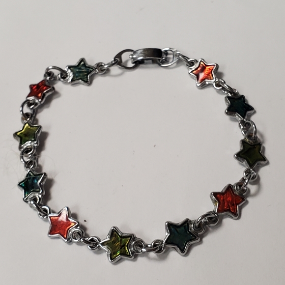 unbranded | Jewelry | Vintage Star Bracelet Paua Shell Abalone Shell ...